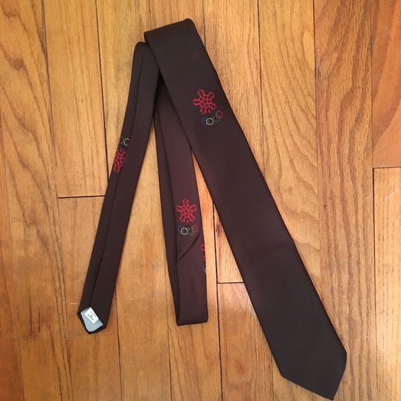 Accessories | Vintage 1988 Calgary Olympic Winter Games Tie Rare | Poshmark